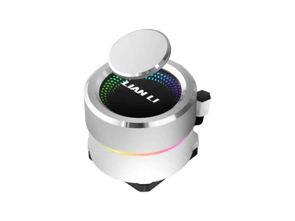 LIAN LI GALAHAD AIO 360 RGB WHITE, Triple 120mm Addressable RGB Fans ...