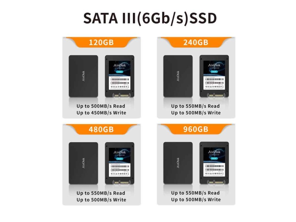 Airdisk 120GB S10 SATA 3 2.5" Internal SSD - 2 years warranty, Up to ...