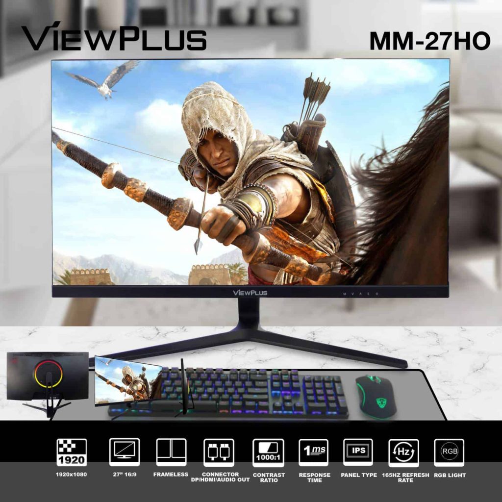 Netcodex.ph: ViewPlus MM-27HO 27" FullHD 165Hz Freesync IPS Flat 2xHDMI ...