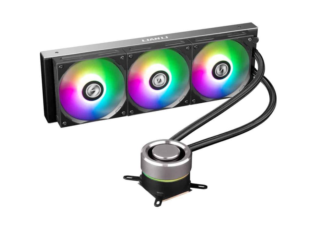 LIAN LI GALAHAD AIO 360 RGB BLACK, Triple 120mm Addressable RGB Fans ...