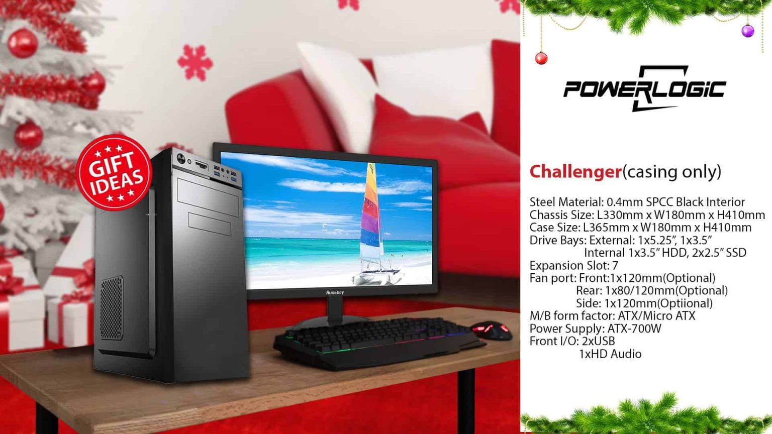 Netcodex.ph: Powerlogic Challenger ATX w/ 700w PSU Desktop Computer ...