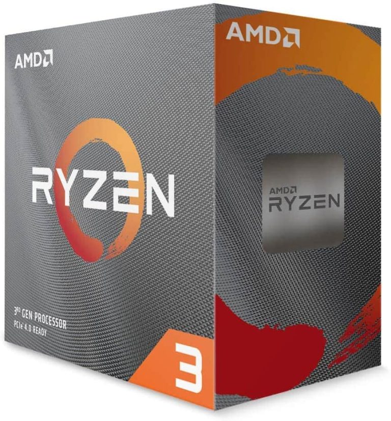 AMD Ryzen 3 3300X 4-Core, 8-Thread Unlocked Boxed Desktop Processor ...