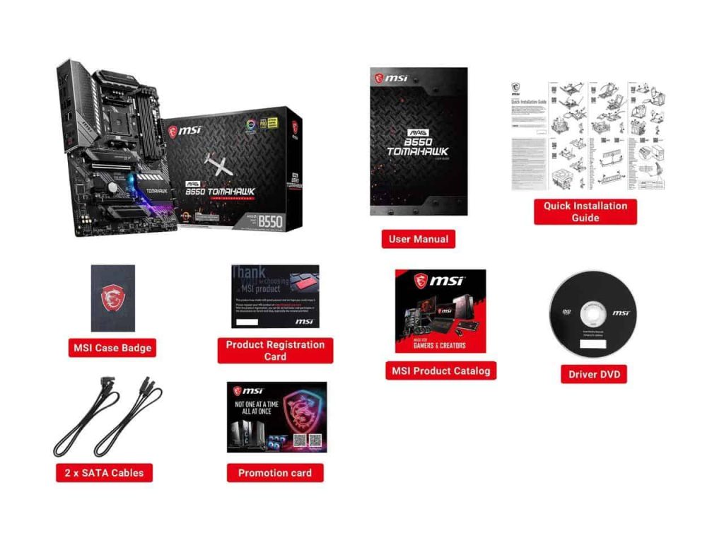 Netcodex.ph: MSI MAG B550 TOMAHAWK AM4 AMD B550 SATA 6Gb/s ATX AMD ...