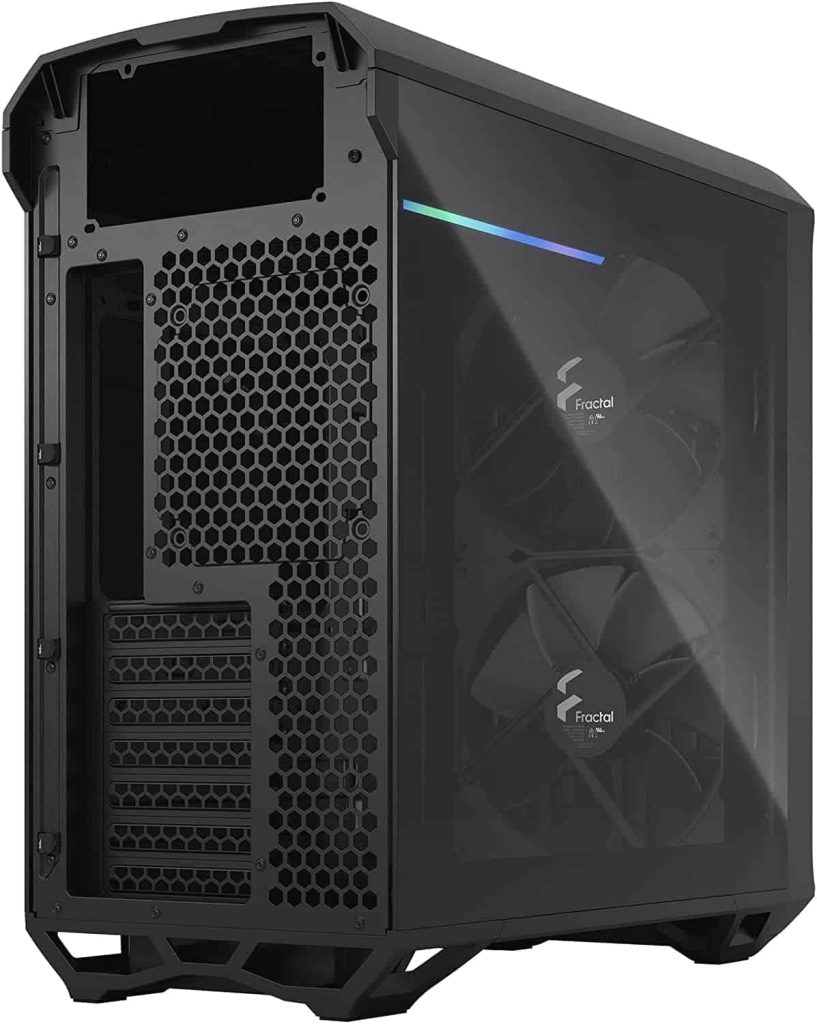 Fractal Design Torrent Compact Black TG Dark Tempered Glass High ...