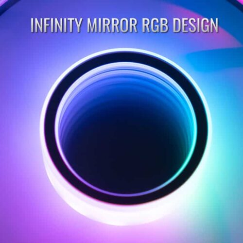 Aerocool MIRAGE 12 ARGB LED FAN - 120MM Infinity Mirror RGB design - 1pc