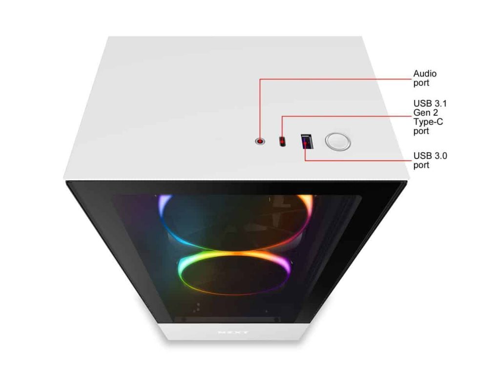 NZXT H510 Elite White - Premium Mid-Tower ATX Case PC Gaming Case ...