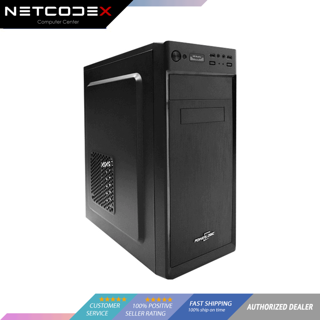 Netcodex.ph: Powerlogic Challenger ATX w/ 700w PSU Desktop Computer Case - Black PC Casing ...