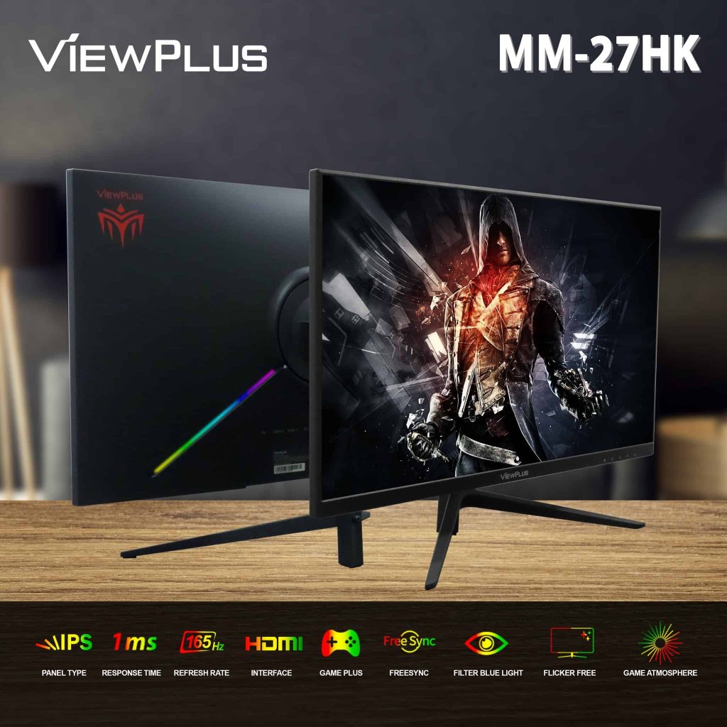 Buy ViewPlus MM-27HK 27 inch 165Hz 1ms Response Time IPS 2K 1440p 2560 ...