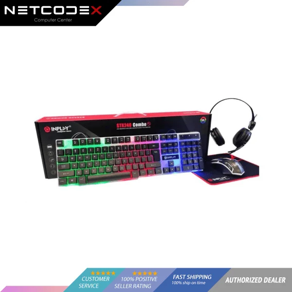 Netcodex.ph: Inplay STX 240 4 in 1 Combo, 1 x RGB Keyboard, 1 x RGB ...