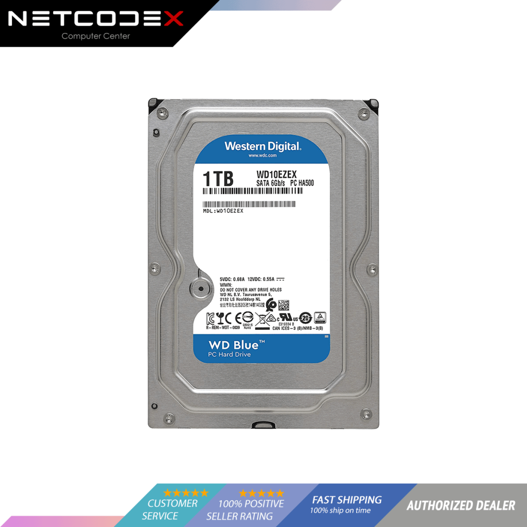Western Digital 1TB WD Blue PC Internal Hard Drive HDD - 7200 RPM, SATA ...
