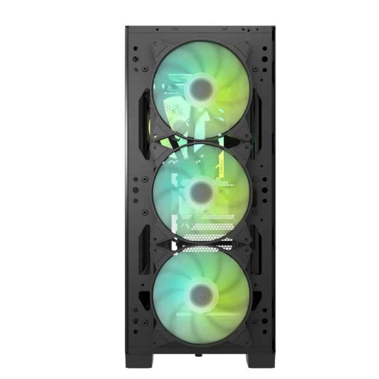Netcodex.ph: Darkflash DK361 Luxury ATX PC Case (Black) w/ 4pcs ARGB Fans