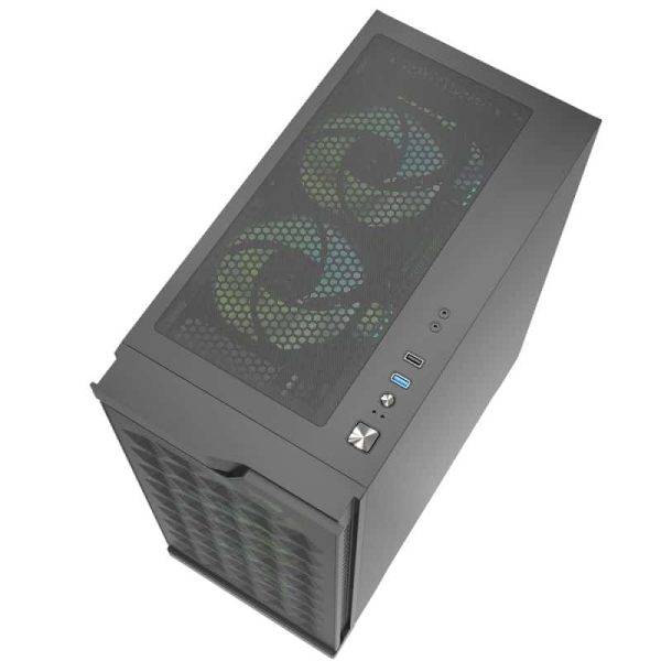 Netcodex.ph: Darkflash DK361 Luxury ATX PC Case (Black) w/ 4pcs ARGB Fans