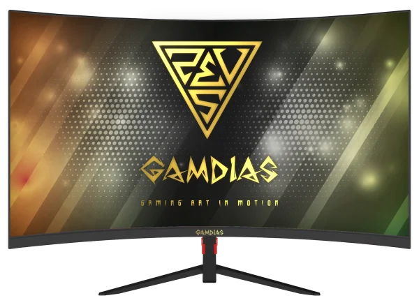 Buy Gamdias Atlas HD27H FHD 27" 240Hz VA 1ms Black Curved Gaming ...