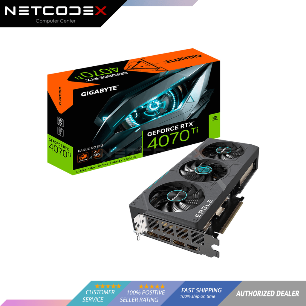 GIGABYTE GeForce RTX 4070 Ti EAGLE OC/Non-OC 12G Graphics Card, 3x ...