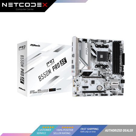 Netcodex.ph: ASRock B550M Pro SE AM4 DDR4 SATA 6Gb/s 1 PCIe 4.0 x16 ...
