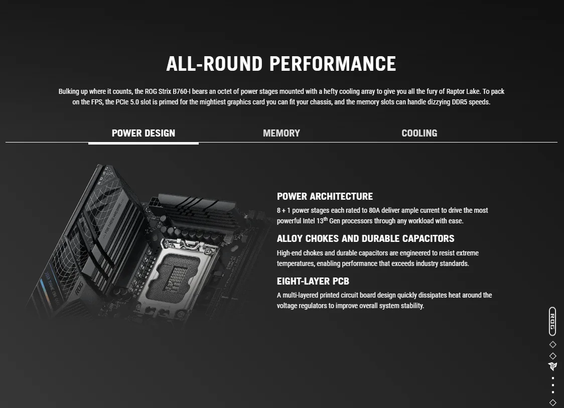 Netcodex.ph: ASUS ROG Strix B760-I Gaming WiFi 6E Intel® B760 (14th and ...