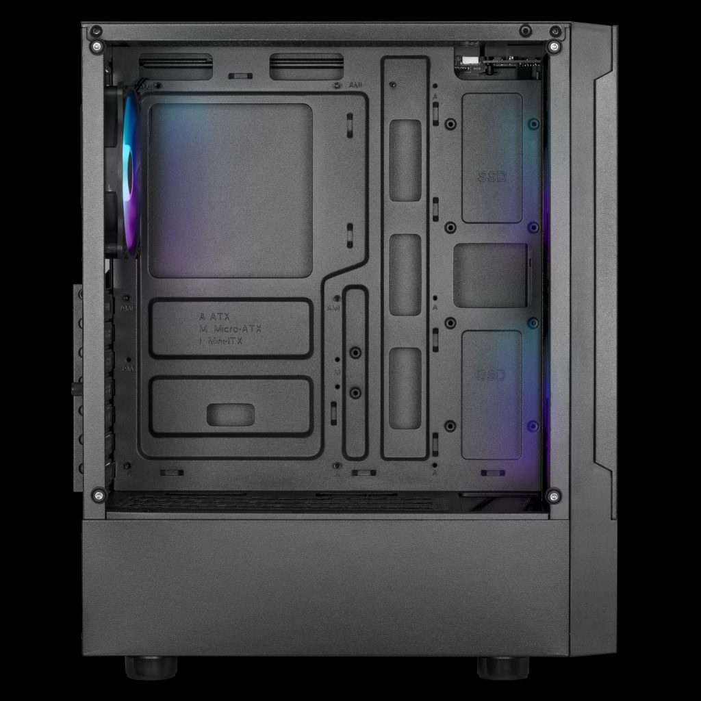 Gamdias Talos E3 Mesh TG ATX Case with 3x ARGB Fans - Black - Netcodex