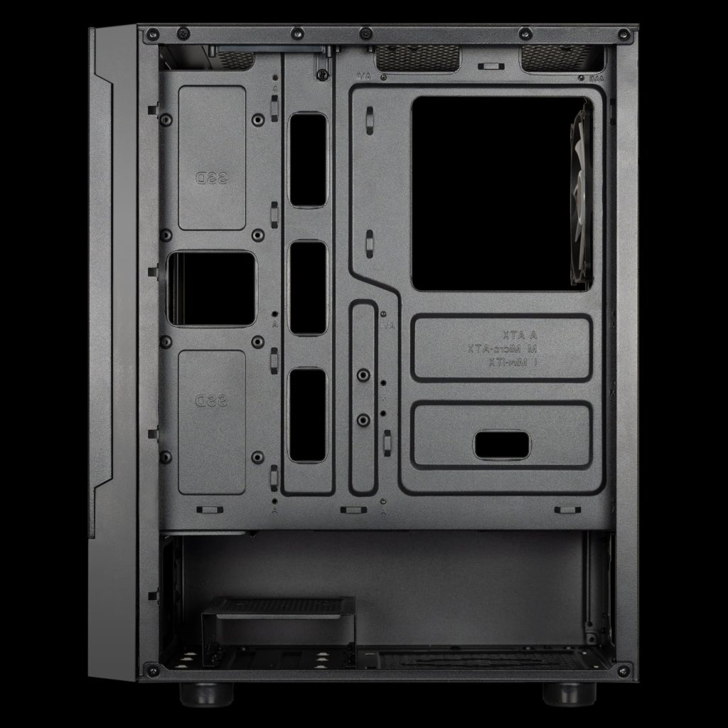 Gamdias Talos E3 Mesh TG ATX Case with 3x ARGB Fans - Black