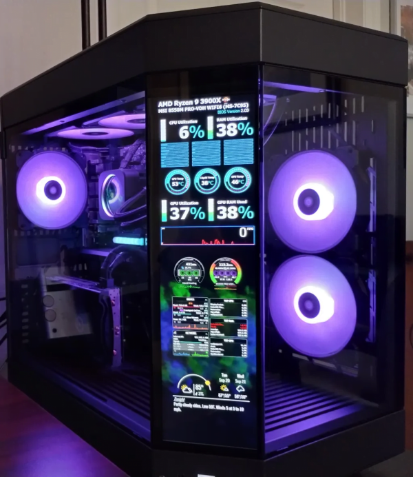 Netcodex.ph: Hyte Y60 LCD DIY Kit Mod for Y60 PC Case - CS-HYTE-Y60LCD-DIY