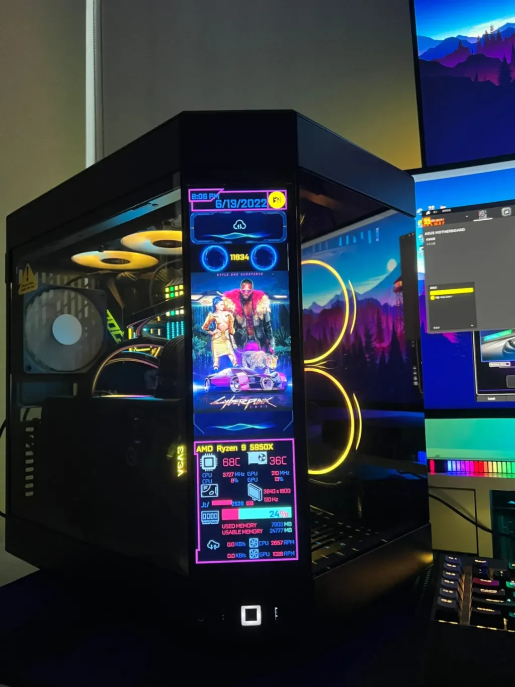 Netcodex.ph: Hyte Y60 LCD DIY Kit Mod for Y60 PC Case - CS-HYTE-Y60LCD-DIY