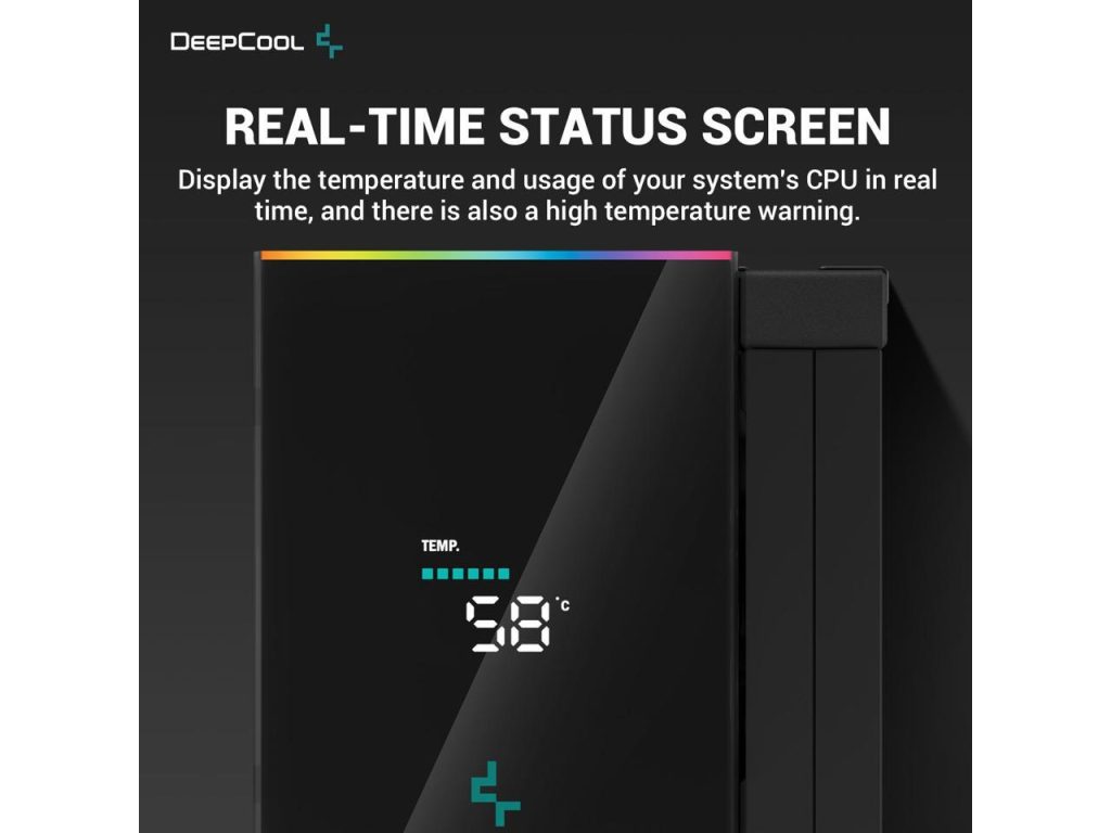 Netcodex.ph: DeepCool AK500 DIGITAL Air Cooler, Single Wide Tower, Real ...