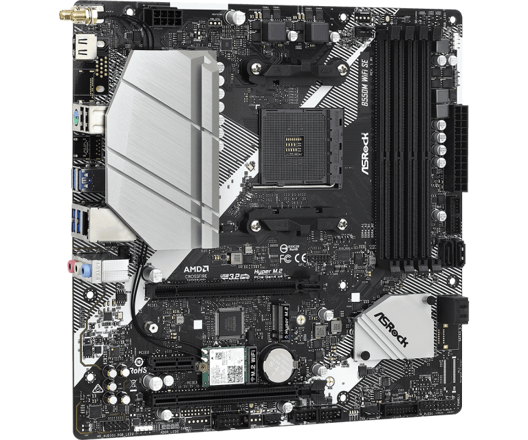Netcodex.ph: ASROCK B550M WIFI SE AM4 AMD 1Gb LAN M.2 Motherboard