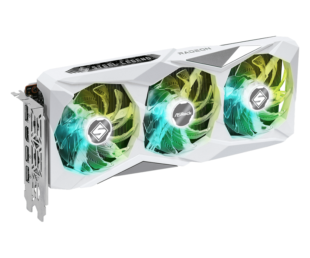Asrock AMD Radeon RX 7600 Steel Legend 8GB OC 128-bit GDDR6 Graphics ...