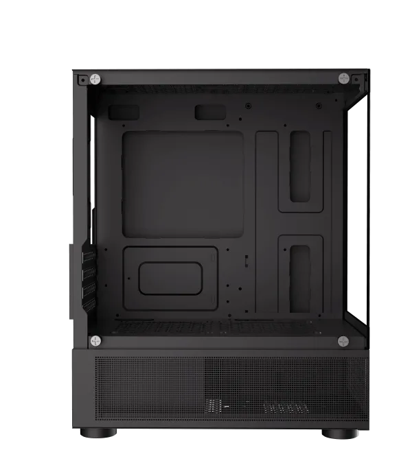 Netcodex.ph: Coolman Reyna Black M-ATX/ITX PC Case with 3 Pre-Installed ...