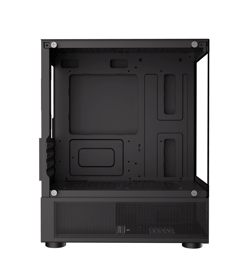 Netcodex.ph: Coolman Reyna Black M-ATX/ITX PC Case with 3 Pre-Installed ...