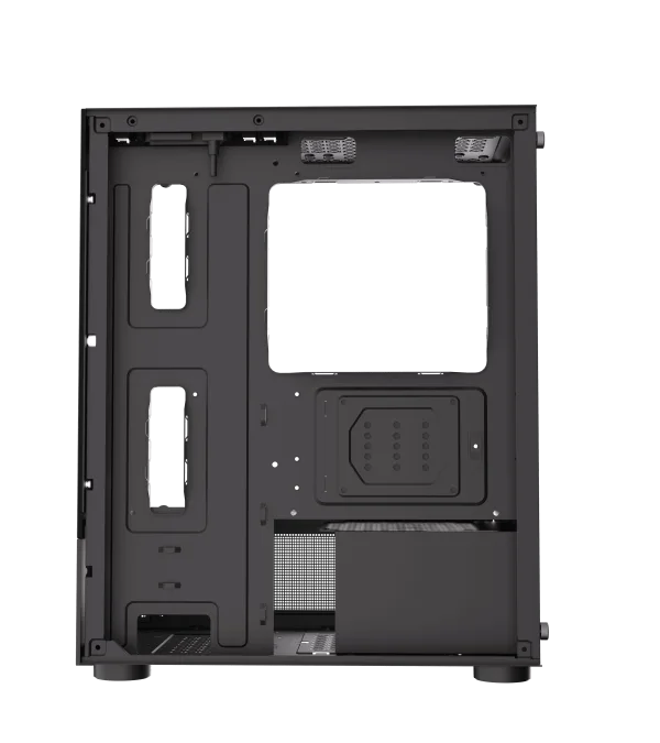 Netcodex.ph: Coolman Reyna Black M-ATX/ITX PC Case with 3 Pre-Installed ...