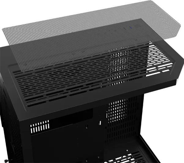 Netcodex.ph: Coolman Spectra Luxe ATX Black PC Case with 3-Sided HD ...