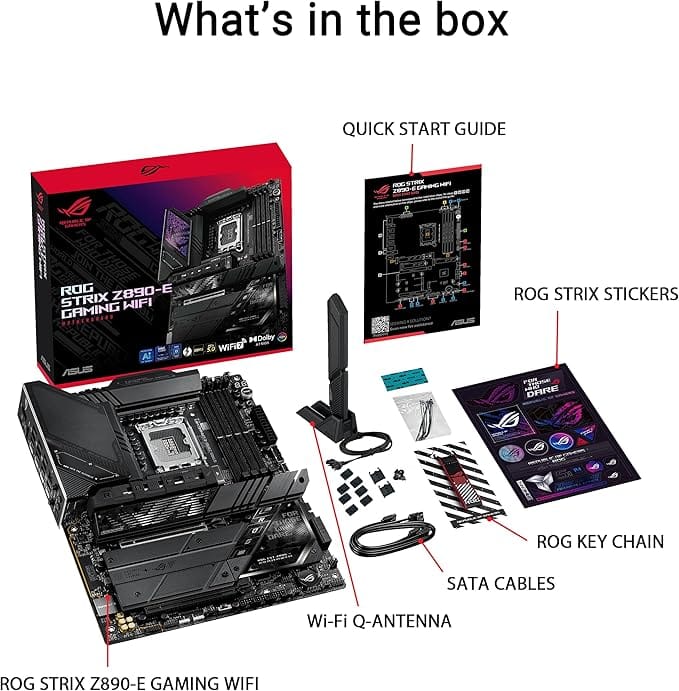 Netcodex.ph: ASUS ROG Strix Z890-E Gaming WiFi Intel Z890 LGA 1851 ATX ...