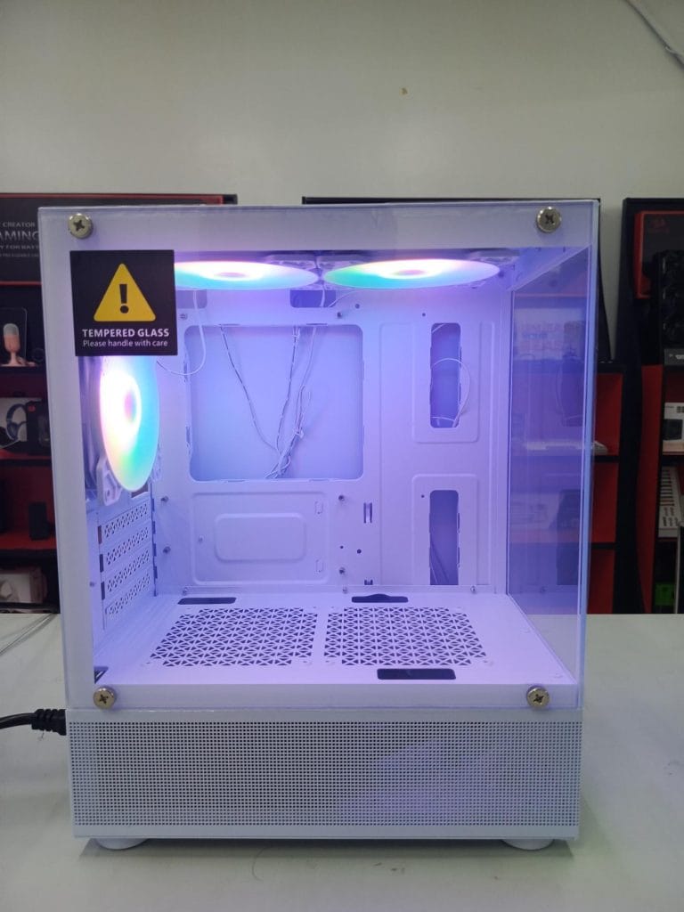 Netcodex.ph: Coolman Reyna White M-ATX/ITX PC Case with 3 Pre-Installed ...