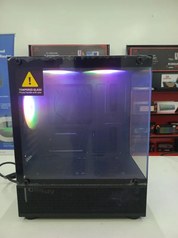 Netcodex.ph: Coolman Reyna Black M-ATX/ITX PC Case with 3 Pre-Installed ...