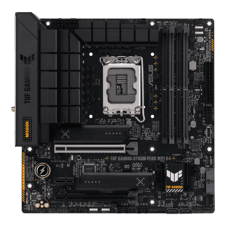 ASUS TUF GAMING B760M-PLUS WIFI D4 Motherboard, Intel B760 Chipset, LGA ...