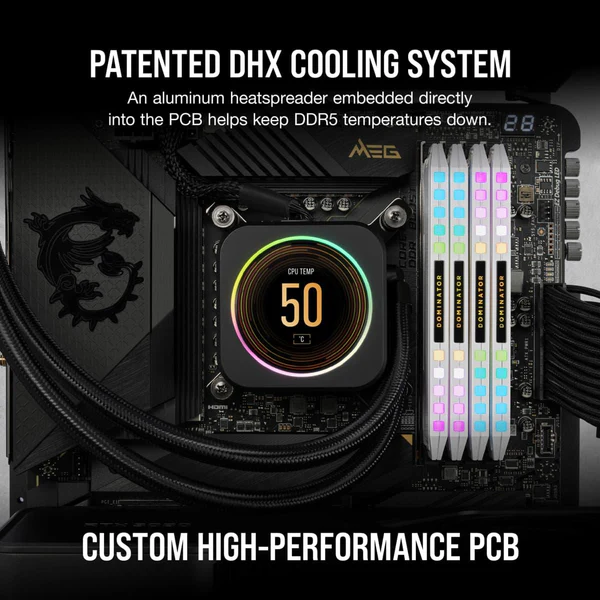 Netcodex.ph: CORSAIR DOMINATOR PLATINUM RGB 32GB (2x16GB) DDR5-5600 C36 Intel XMP Memory CS ...