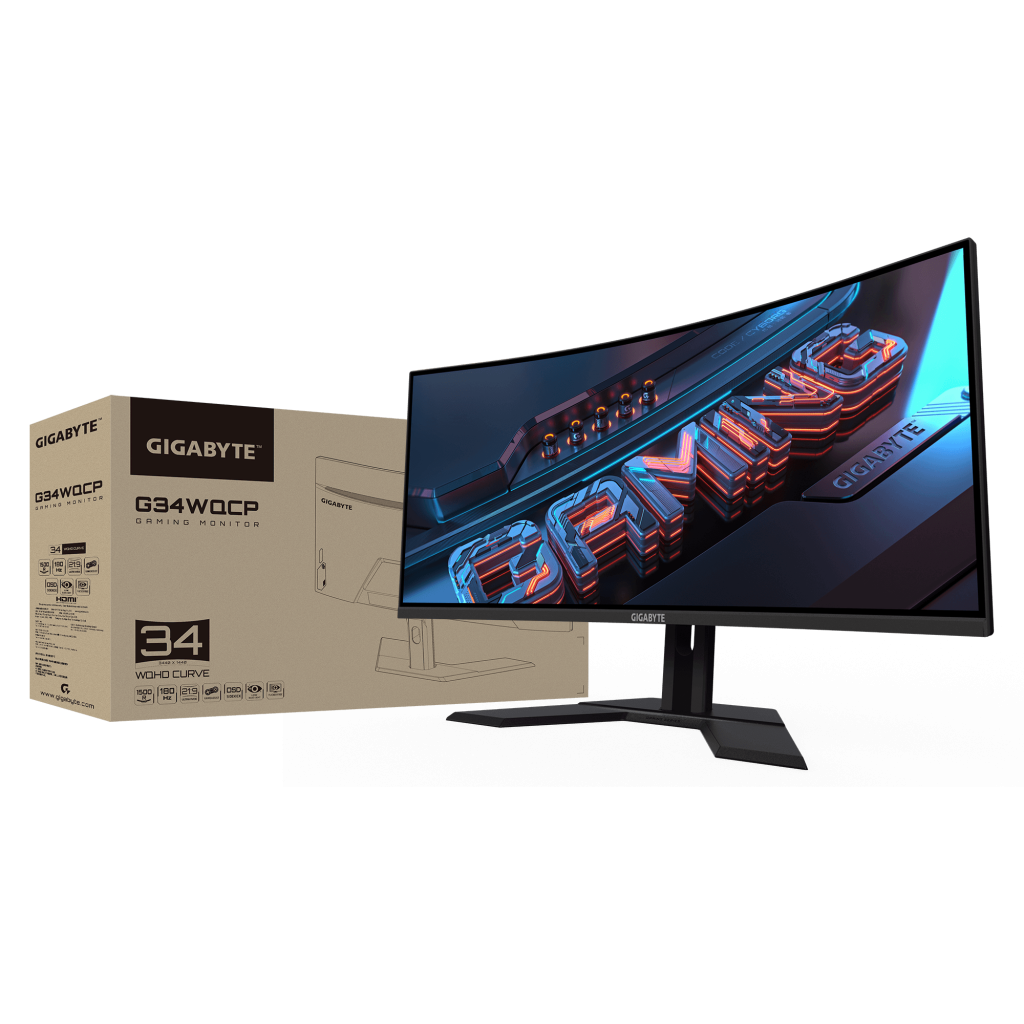 Gigabyte G34WQCP 34" Ultra-Wide 180Hz 1440P VA Curved Gaming Monitor ...