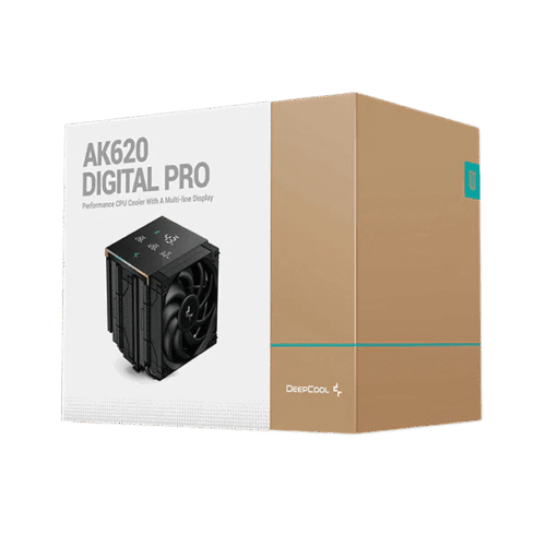 Deepcool AK620 Digital Pro CPU Cooler with Real-Time Display - R-AK620 ...