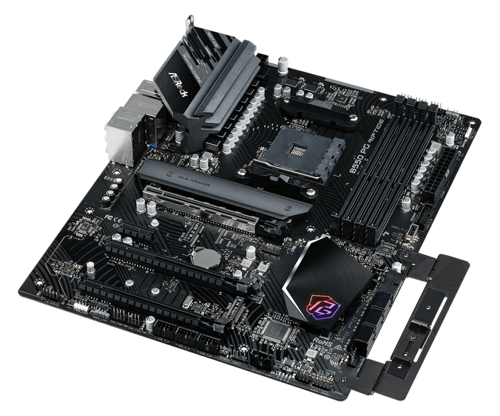 ASRock B550 PG Riptide ATX AMD B550 AM4 Socket DDR4 128GB PCIe 4.0 ...