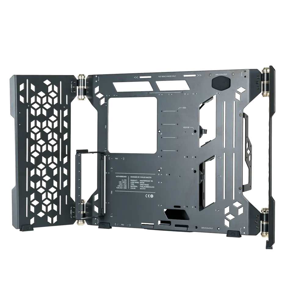 Netcodex.ph: Cooler Master MasterFrame 700 Open-Air ATX Case Tempered ...