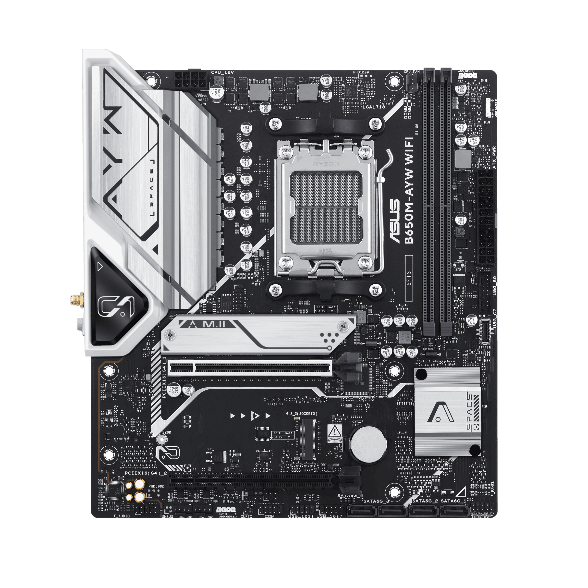 Netcodex.ph: ASUS B650M-AYW WiFi AM5 Micro-ATX Motherboard with AMD ...