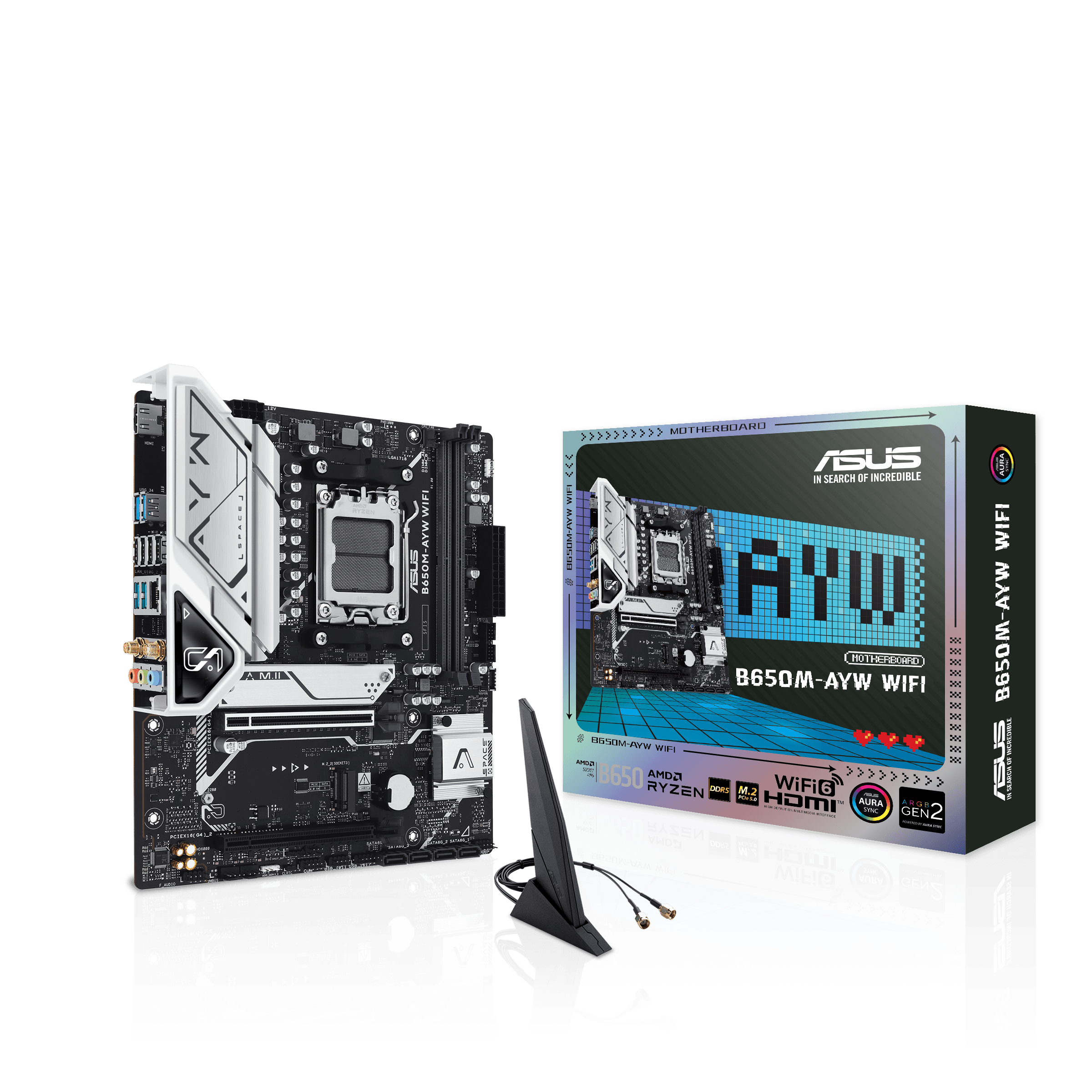 Netcodex.ph: ASUS B650M-AYW WiFi AM5 Micro-ATX Motherboard with AMD ...