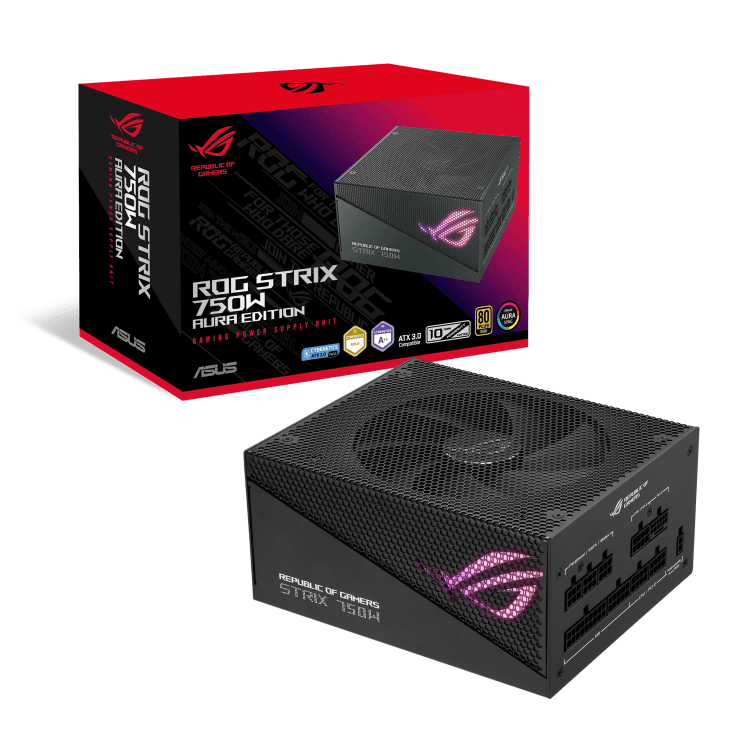 Netcodex.ph: ASUS ROG Strix 750W 80+ Gold Fully Modular ARGB PSU - ROG ...
