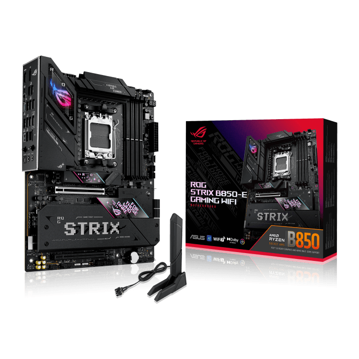 Netcodex.ph: ASUS ROG Strix B850-E Gaming WiFi AM5 ATX Motherboard with ...