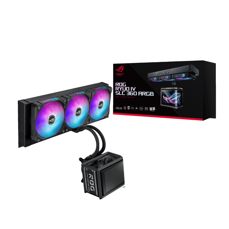Netcodex.ph: ASUS ROG Ryuo IV SLC 360 ARGB 6.67" AMOLED AIO CPU Cooler ...