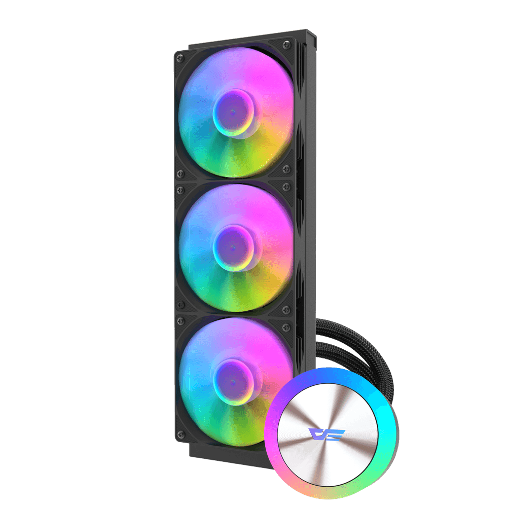 Netcodex.ph: DarkFlash AquaGlow DG360 ARGB AIO 360mm Liquid CPU Cooler ...