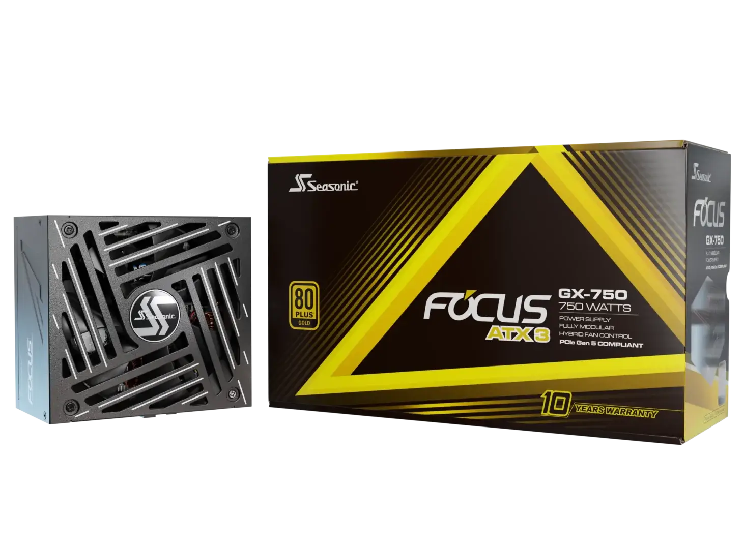 Seasonic Focus GX-750 ATX 3.1 and PCIe 5.1 V4 80 PLUS Gold Fully ...