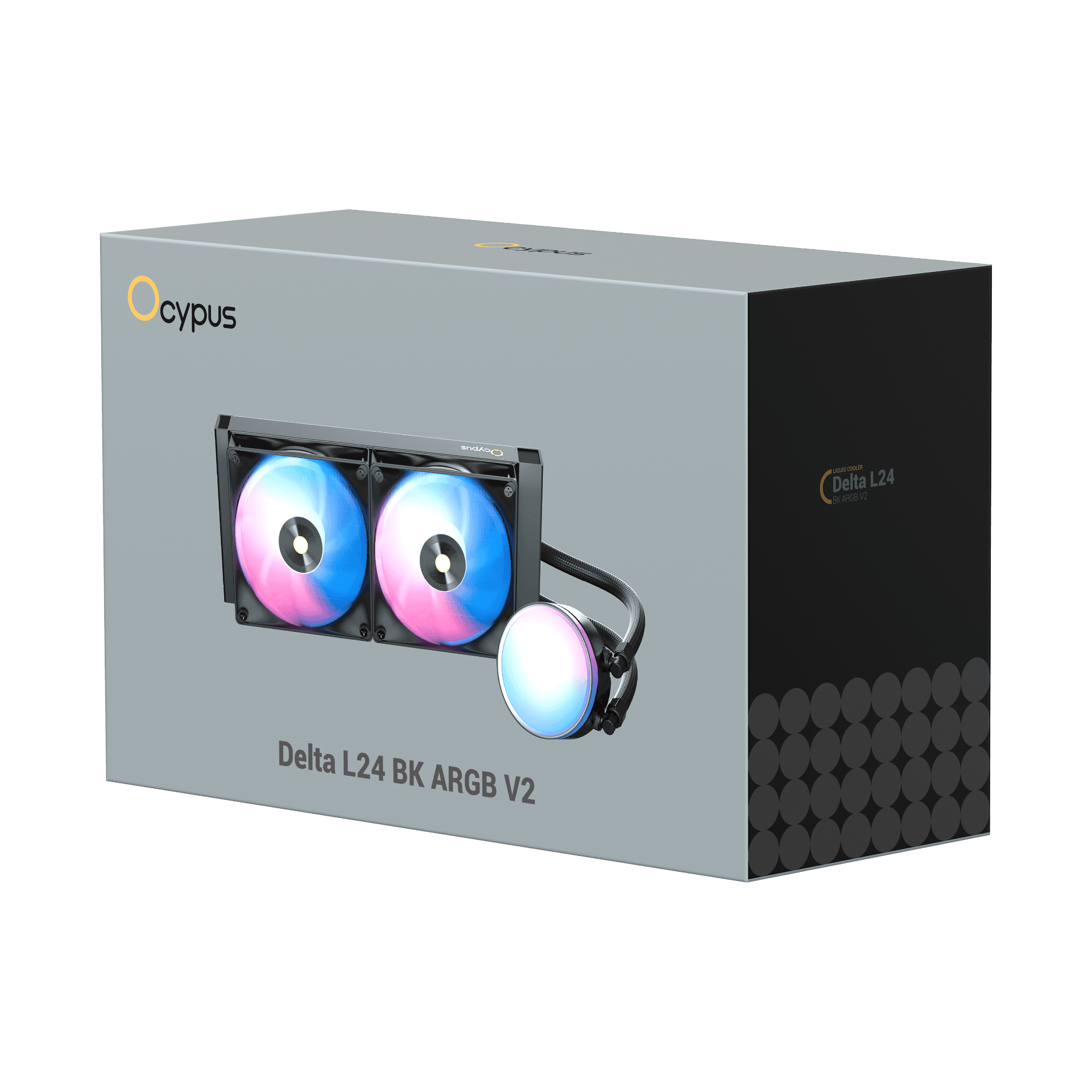Ocypus Delta L24 Black ARGB V2 AIO Liquid CPU Cooler - DELTA-L24 ...