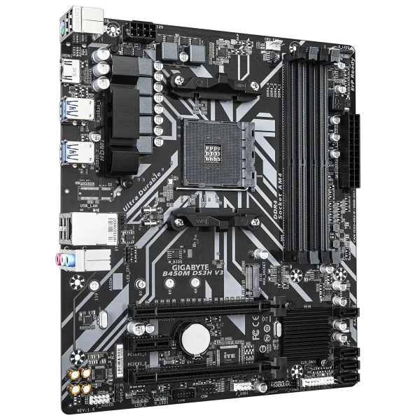 Netcodex.ph: GIGABYTE B450M DS3H V3 Micro-ATX AMD B450 AM4 DDR4 ...