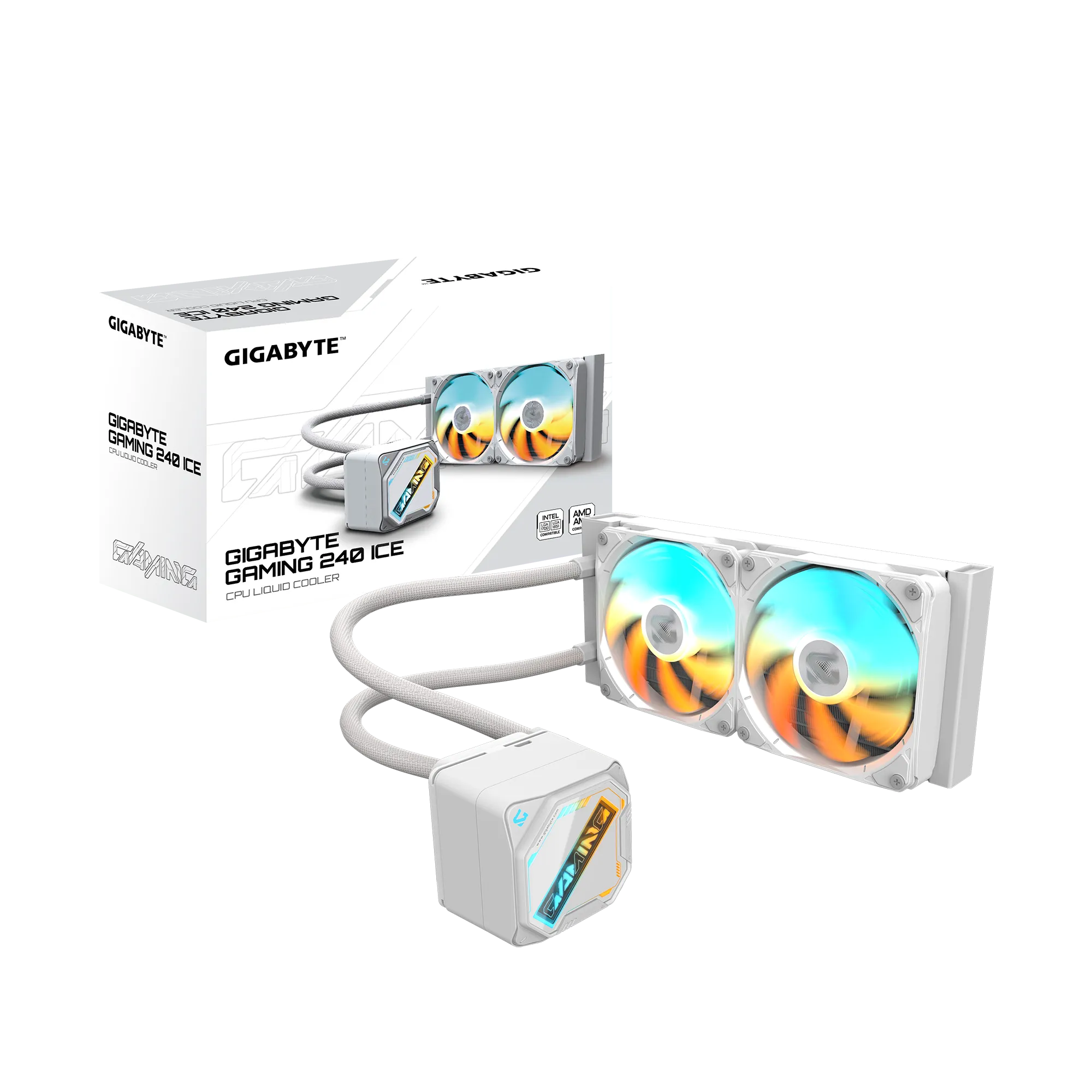 Gigabyte GAMING 240 ICE AIO Liquid CPU Cooler - GP-GIGABYTE-GME-240I
